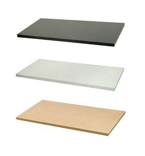 White/black/grey/maple Melamine Cabinet Shelf | Custom Cut to Size | 3/ ...