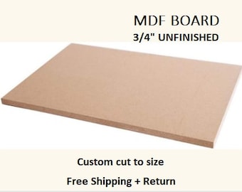 Custom Cut UNFINISHED MAPLE Cabinet Shelf | Raw Maple Wood | 3/4" Thick ...