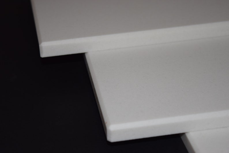 1/2" Inch Thick Solid Surface Cutting Board With Bevel Edge | Corian Solid Surface Chopping ...