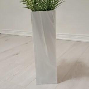 Corian Solid Surface Rectangular Vase | Corner Showpiece | Handmade ...