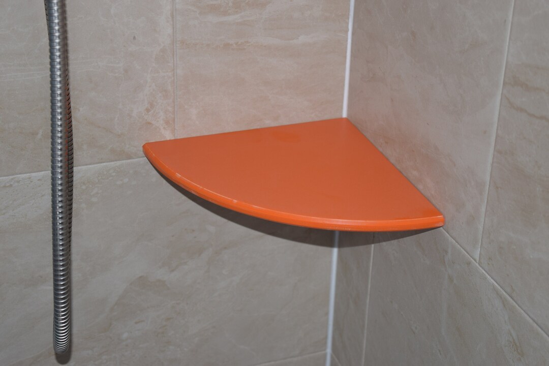 Corian Solid Surface Corner Shelf | Shower Shampoo Holder | Vanity Sink ...