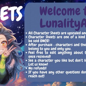 Adoptable Limited Edition lisa Character OC Adopt, One of a Kind ...