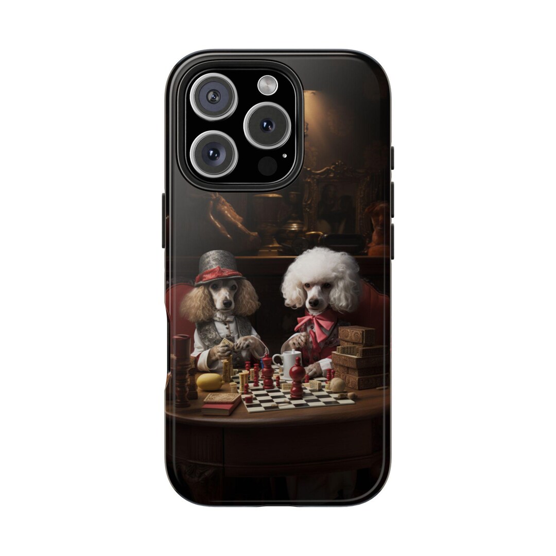 Poodle Checkmate Chronicles - Tough Phone Case (iphone 16, iPhone 16 ...