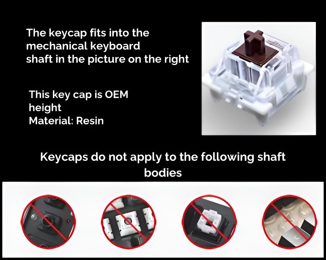 Creepy Halloween Animal Keycaps Gothic Mechanical Keyboard Keycaps Cool ...