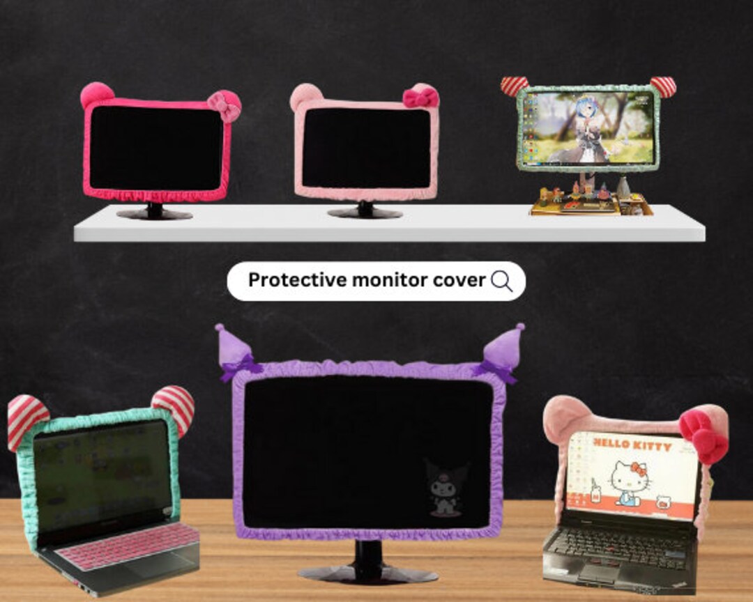 Cute Dust Proof Decorative Cover Artisan Screen Protective Cover Cool ...