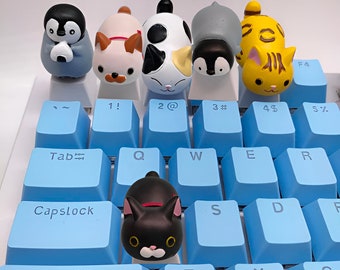 Artisan Doraemon Cartoon Keycaps Custom Handmade Anime Keycaps ...