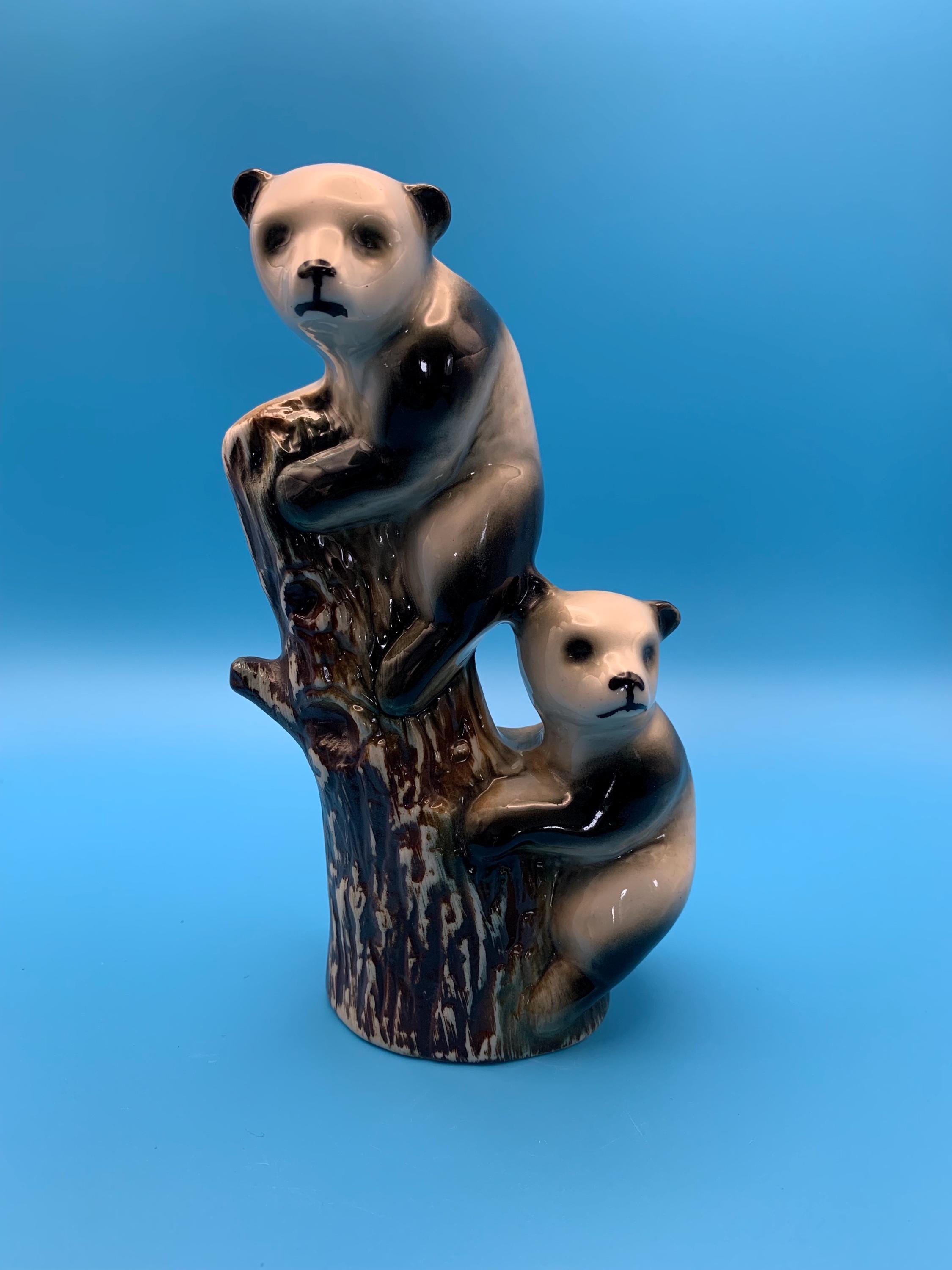 1980 Jim Beam Panda Liquor Bottle Vintage Ceramic Decanter Collectible ...