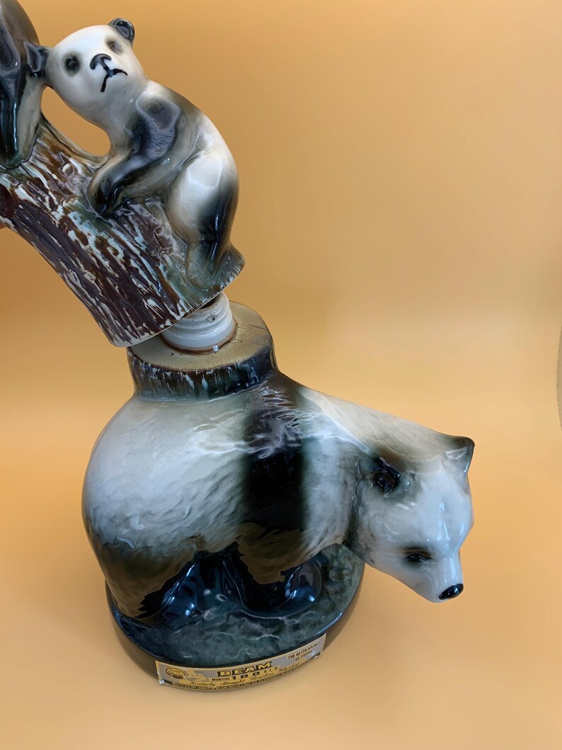 1980 Jim Beam Panda Liquor Bottle – Vintage Ceramic Decanter ...
