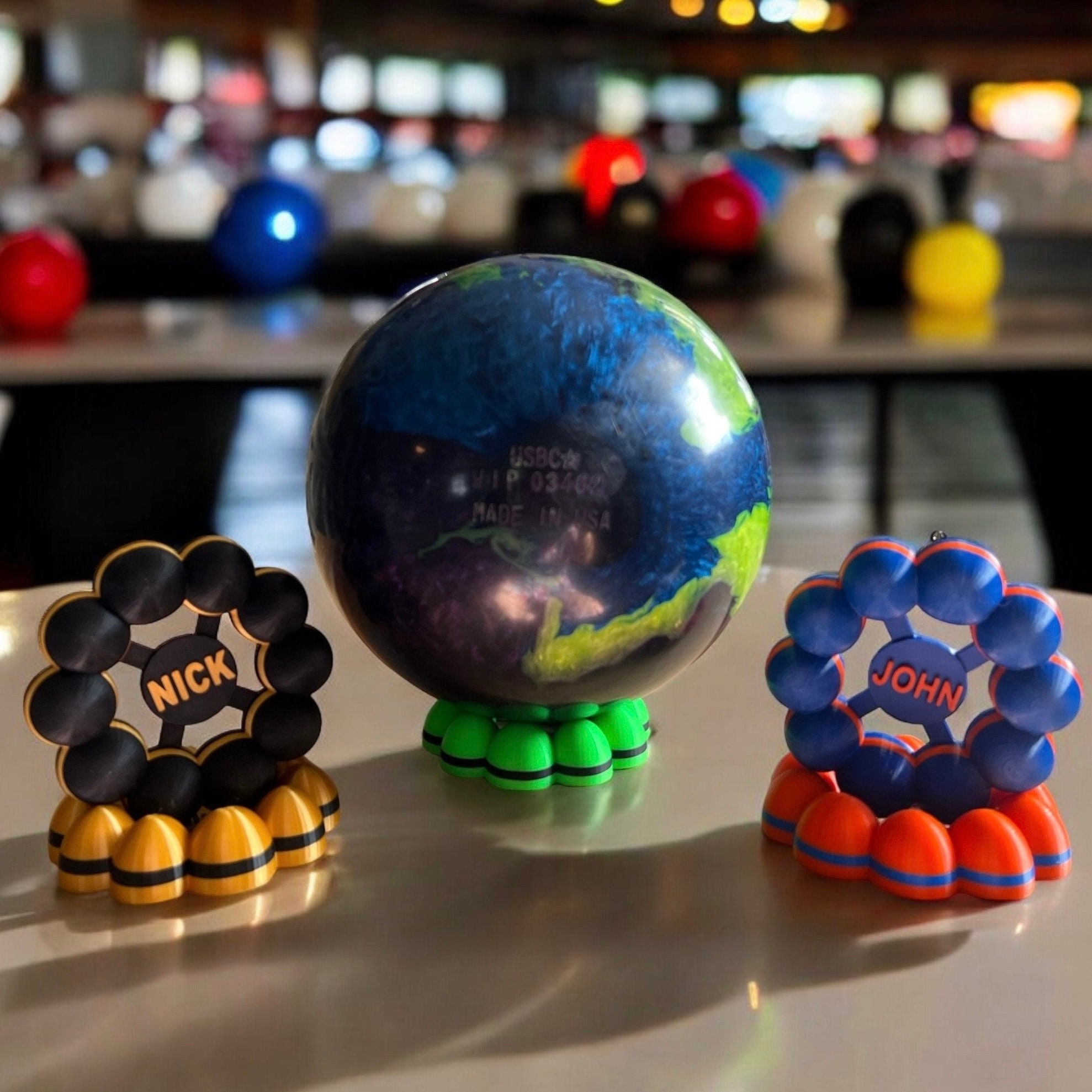 Personalized Bowling Ball Cup Dome Style Custom Name Bowling Gift Idea ...