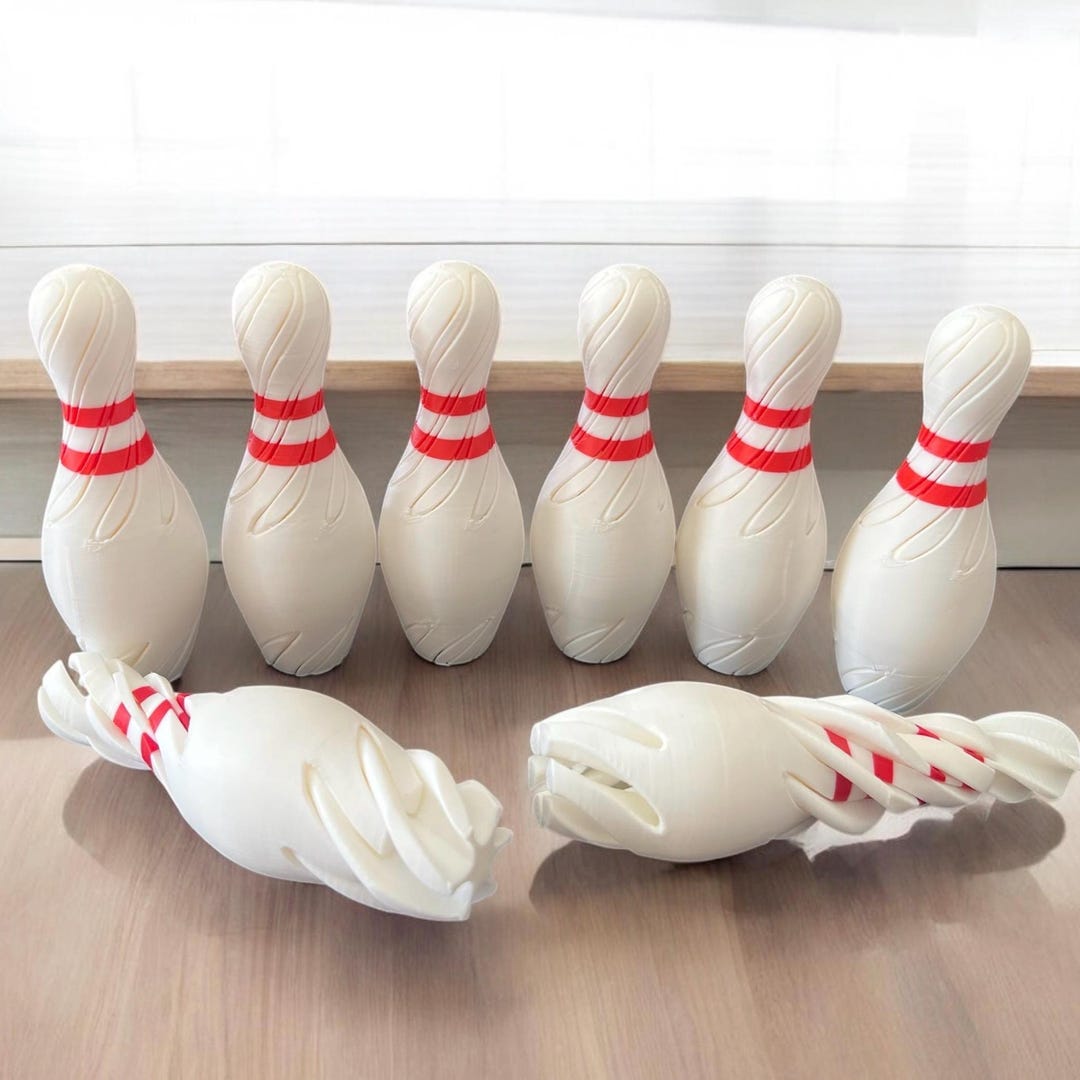 Bowling Pin Fidget Toy – Custom Colors Available Unique Stress Relief ...