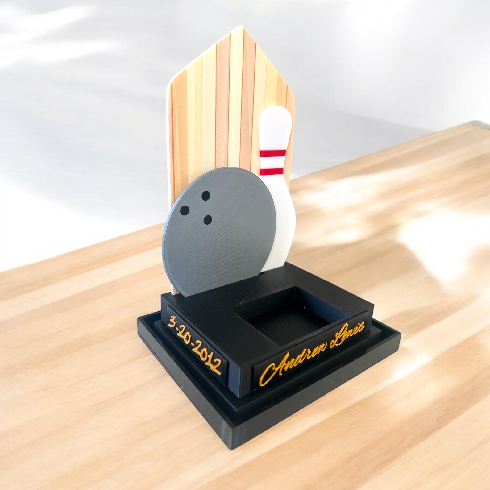 Custom Bowling Ring Display Case, USBC 300/800 Award Plaque - Etsy