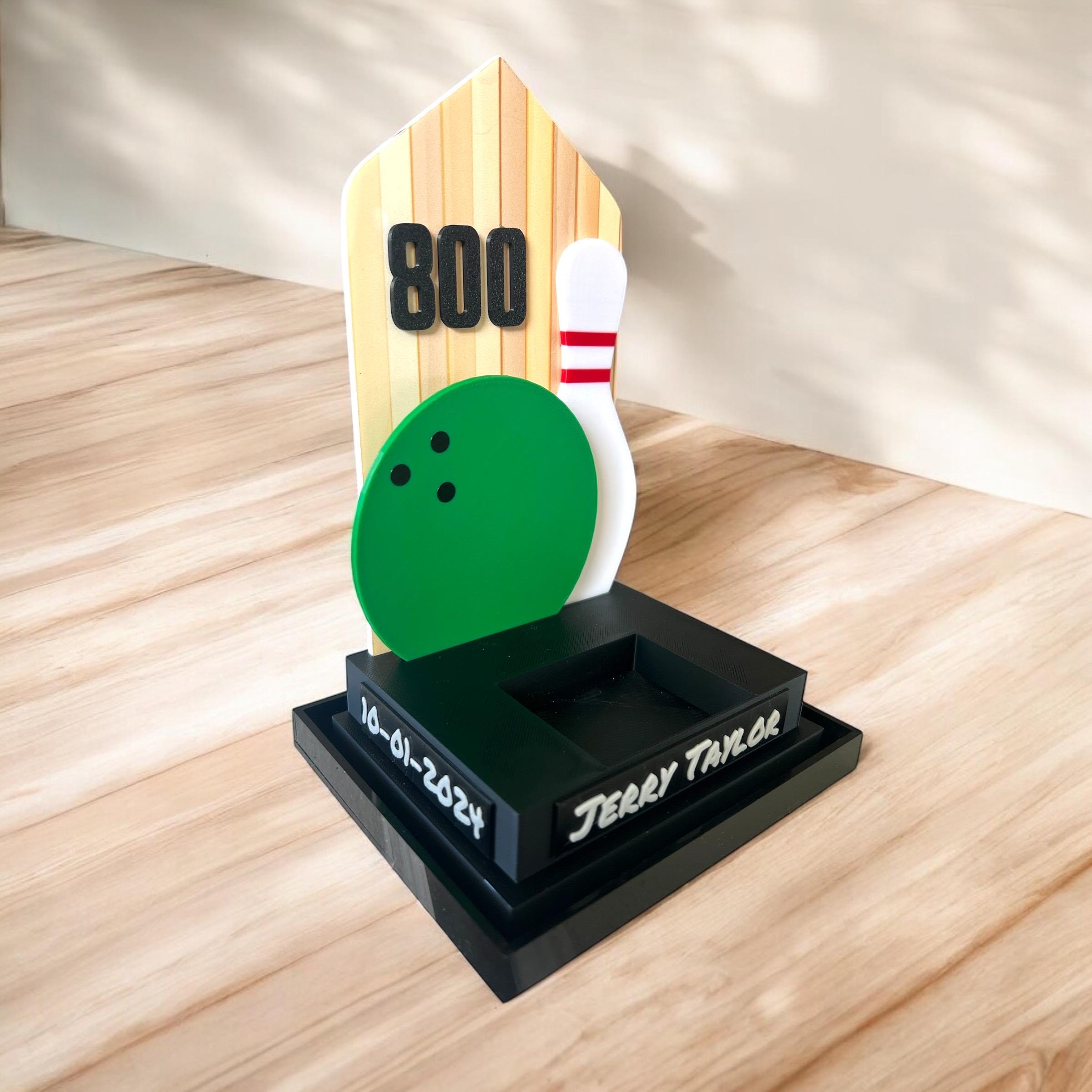 Custom Bowling Ring Display Case, USBC 300/800 Award Plaque - Etsy