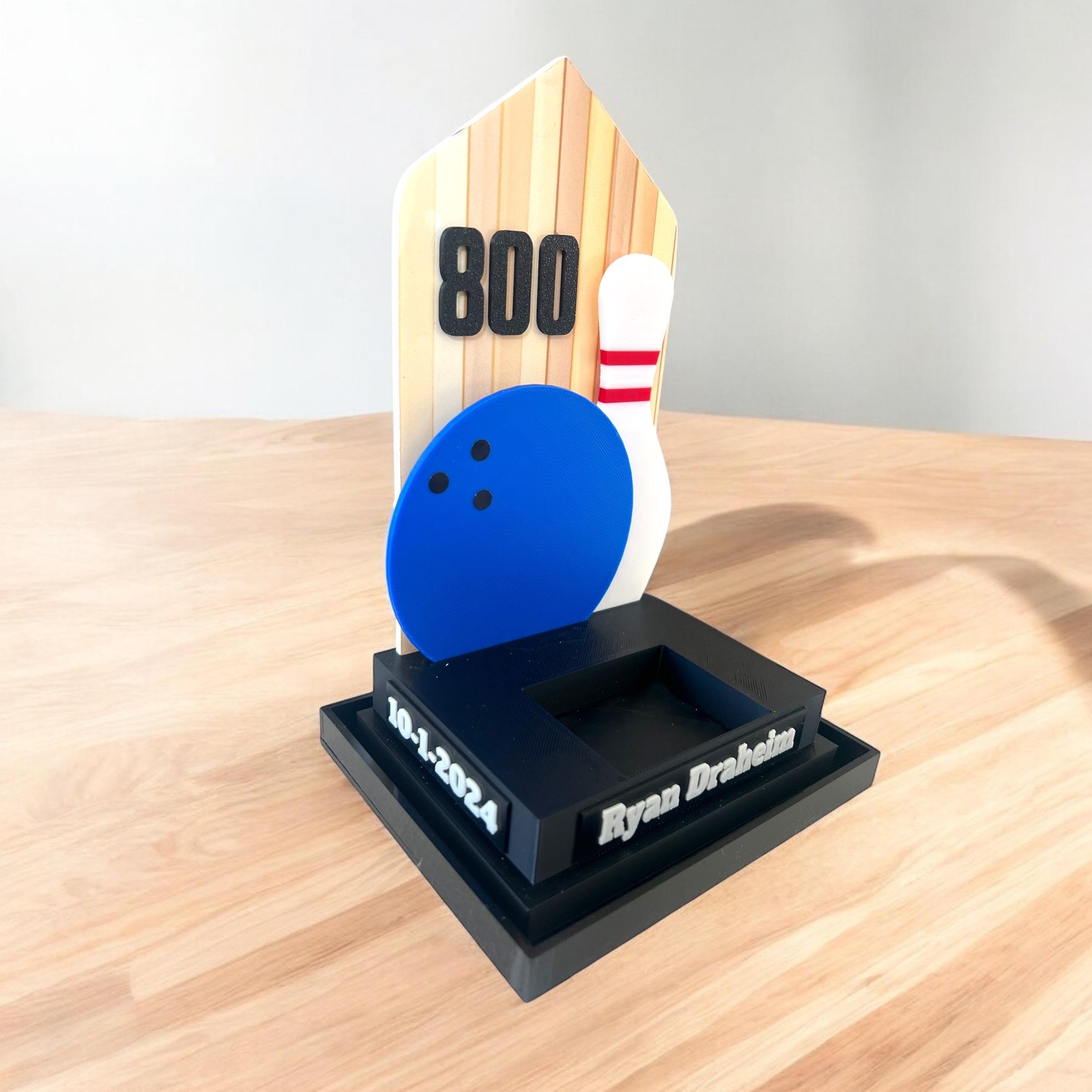 Custom Bowling Ring Display Case, USBC 300/800 Award Plaque - Etsy