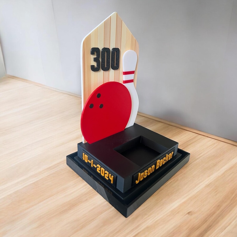 Custom Bowling Ring Display Case, USBC 300/800 Award Plaque - Etsy