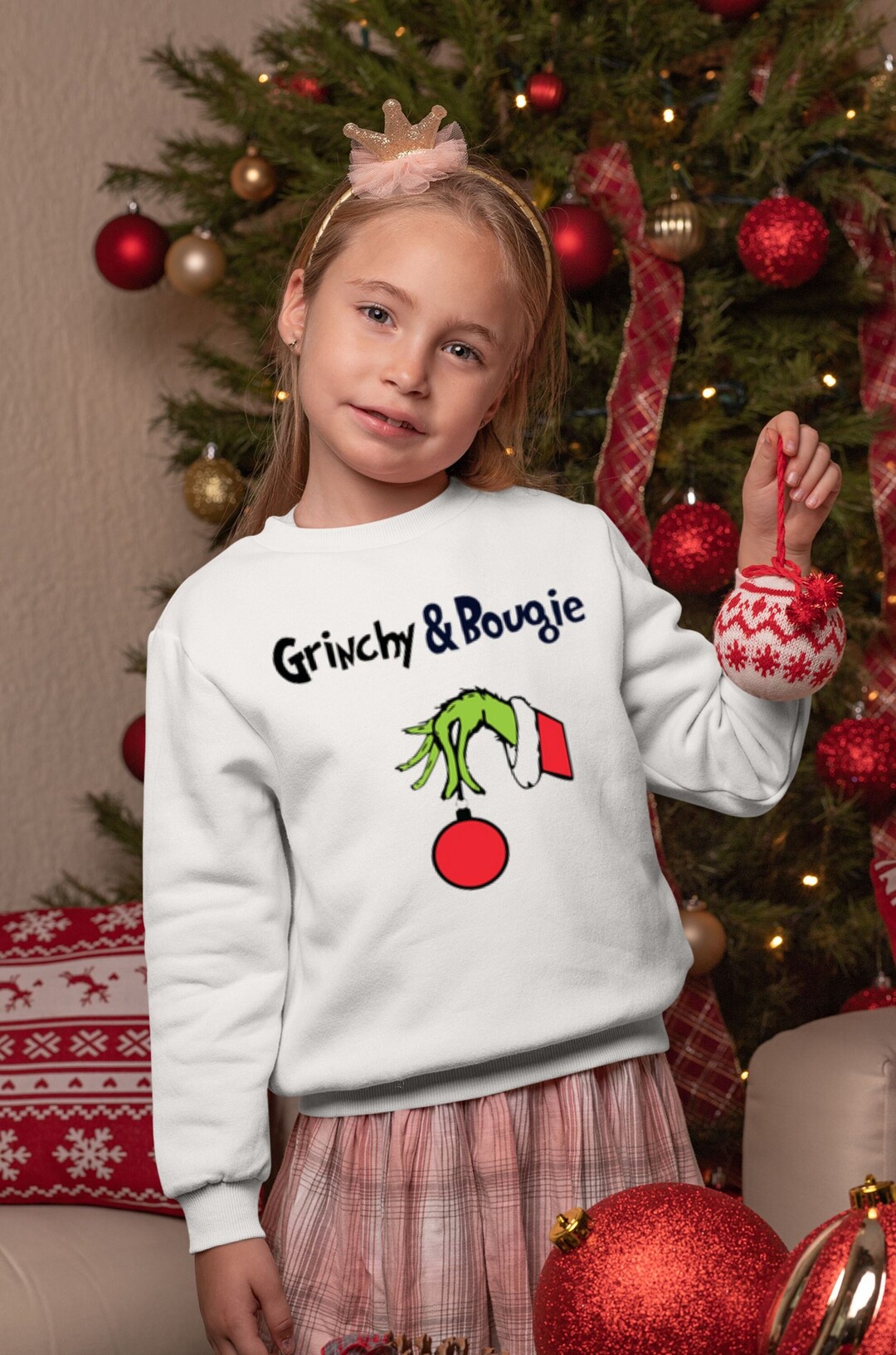 Mean One Green Guy Kids Sweatshirt Stink Stank Stunk Youth Sweatshirt ...