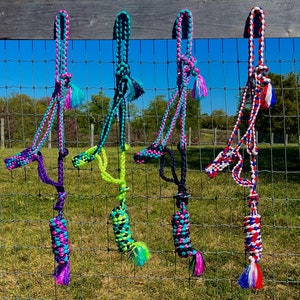 Mule Tape Braided Rope Halter - Etsy