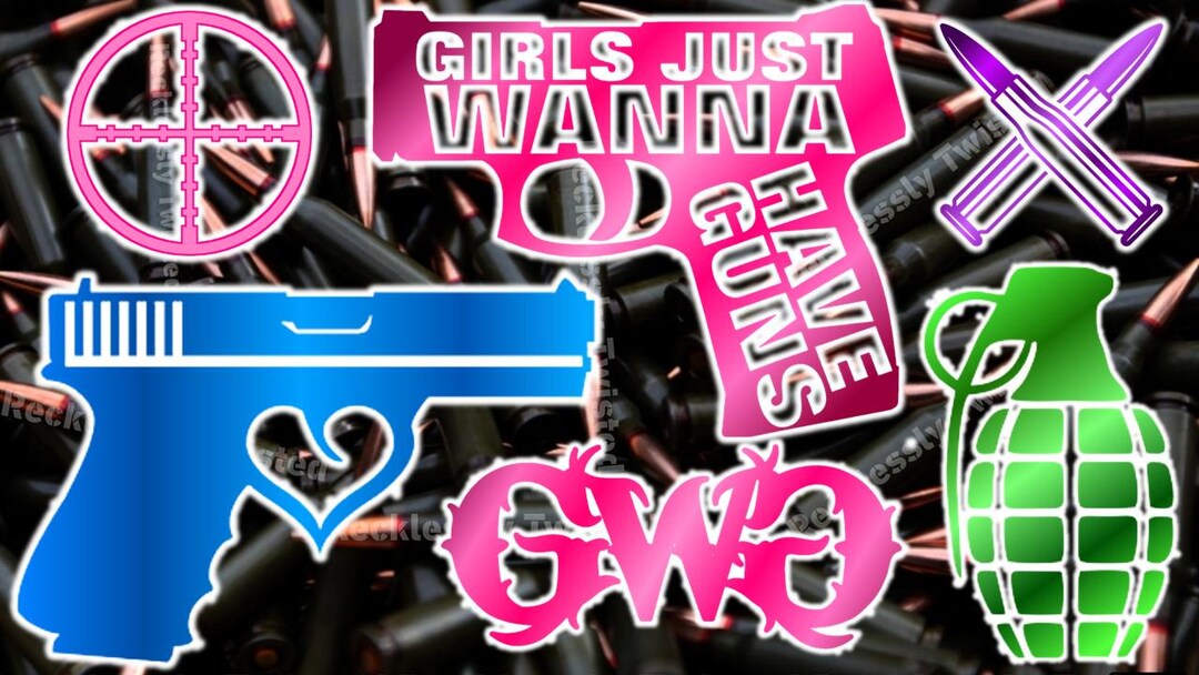 Girls With Guns SVG Files - Etsy