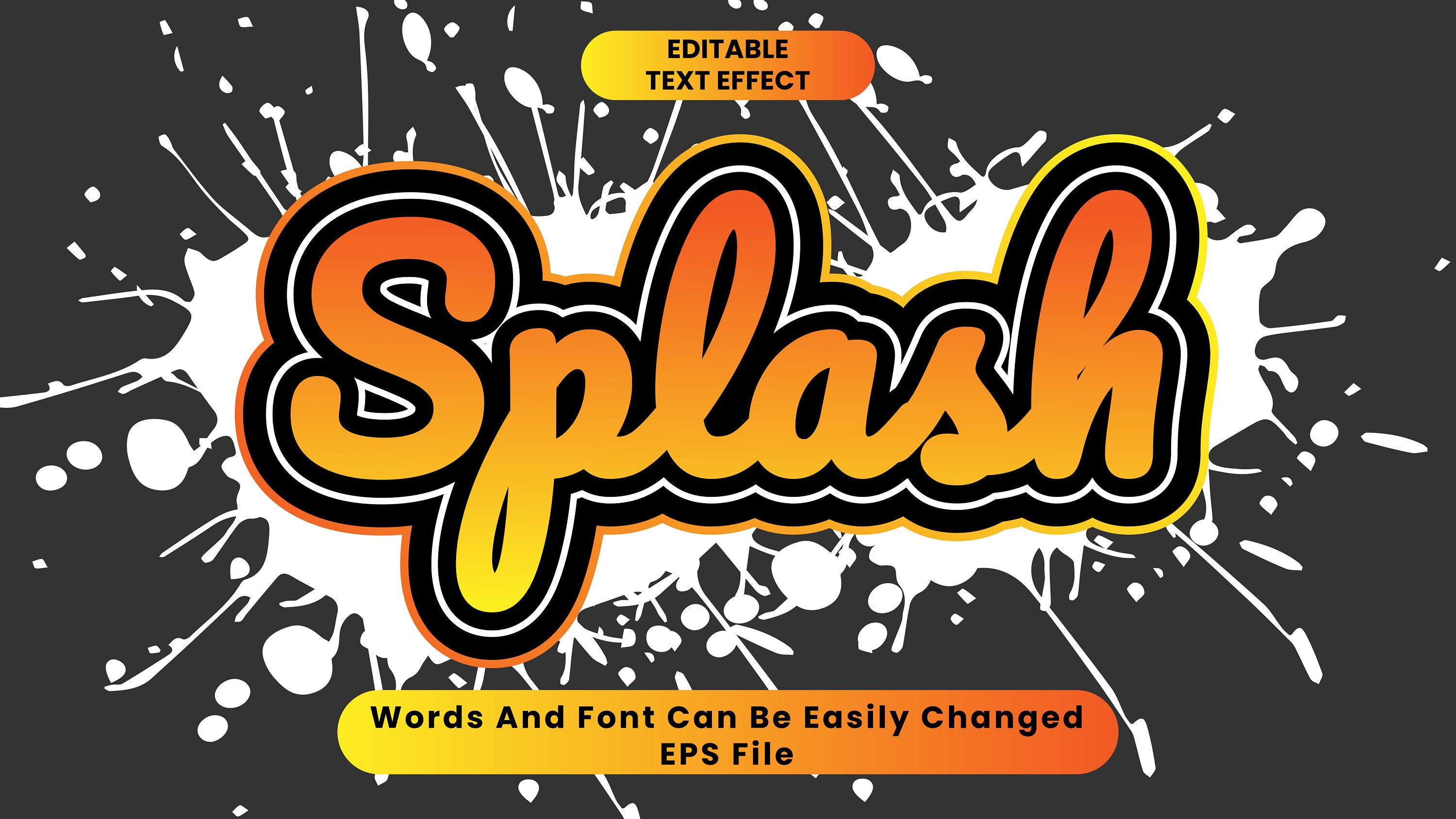 Graffiti Vector Text Effects - Etsy