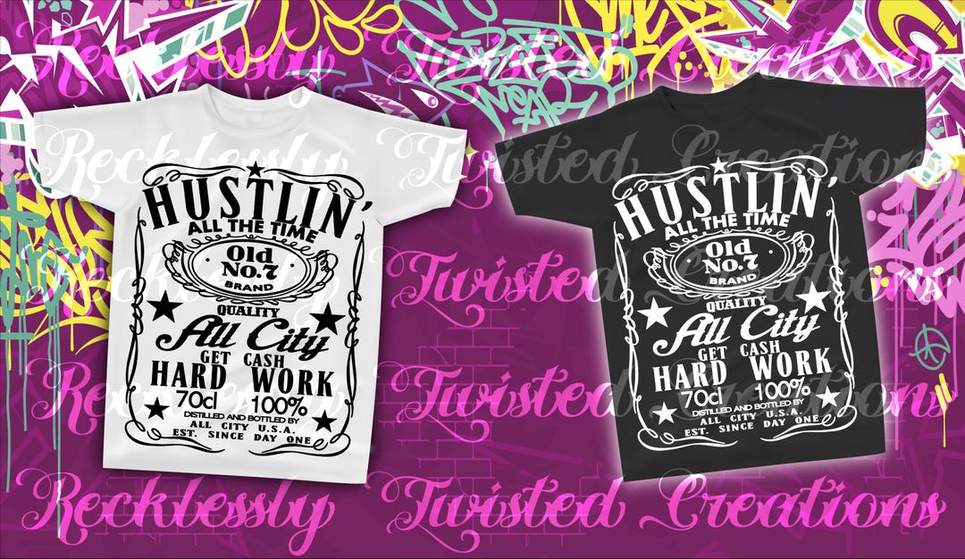 Hustlin Jack Label T Shirt - Etsy