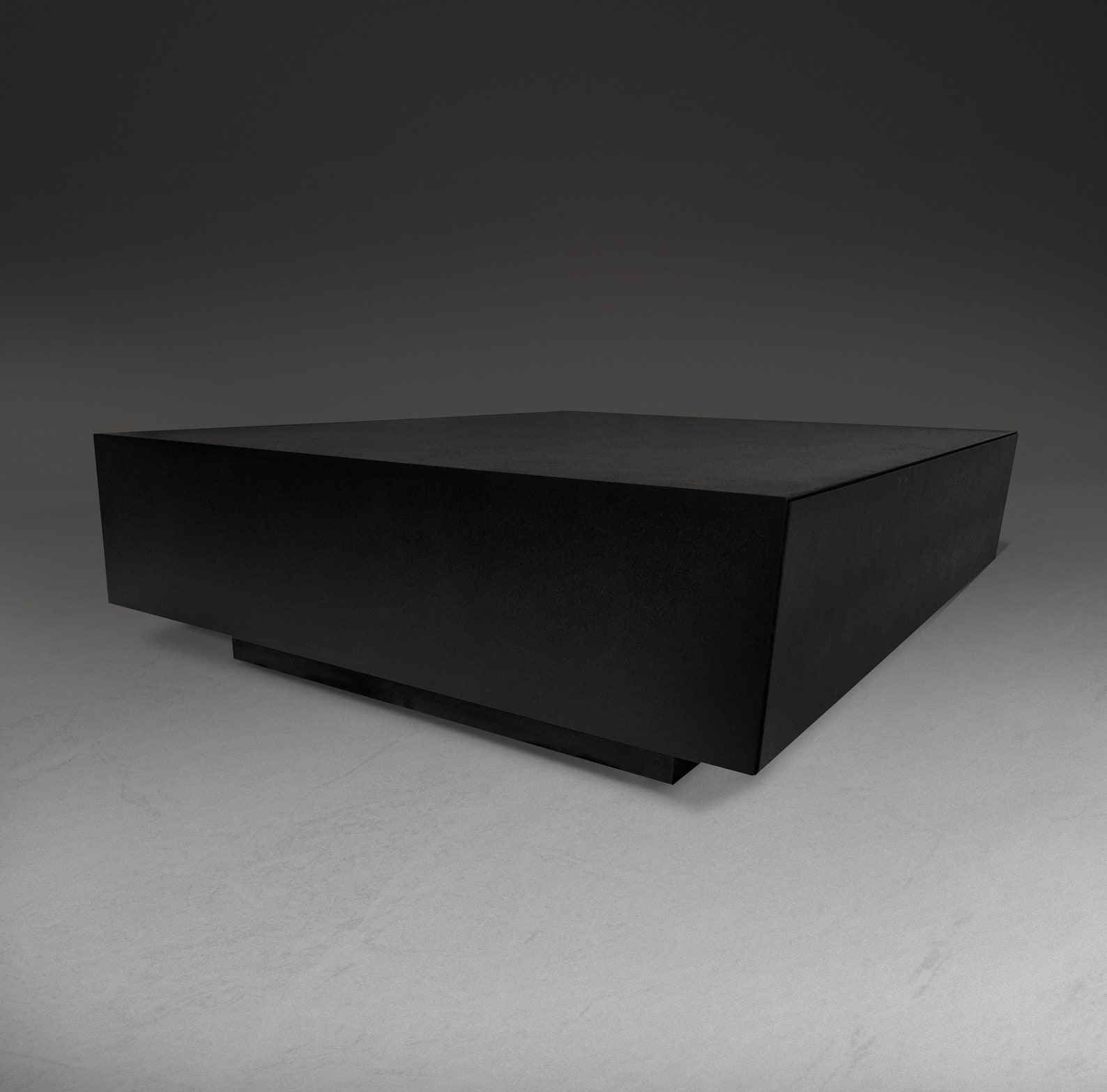 Modern Black Coffee Table With Drawer - Etsy
