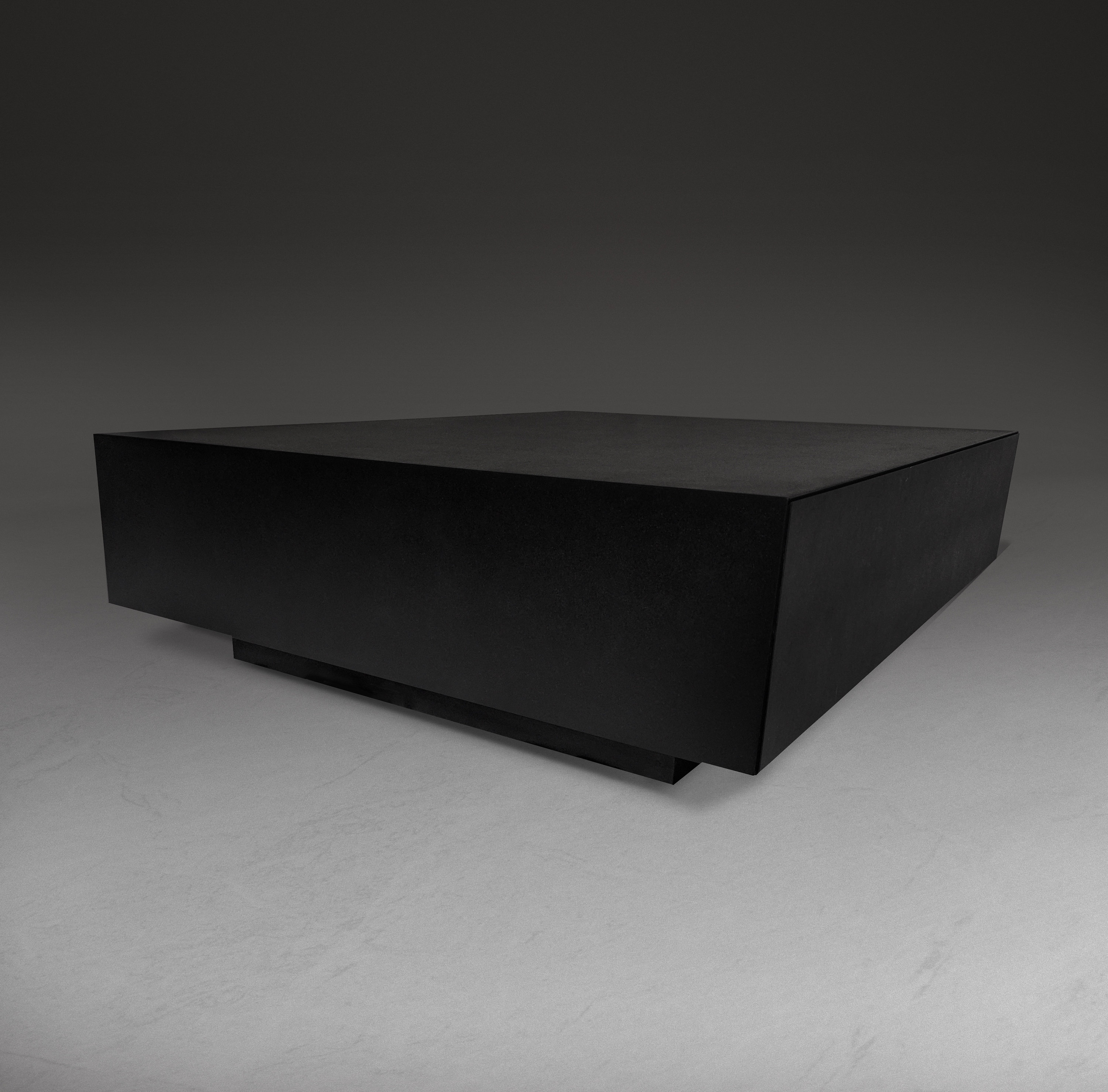 Modern Black Coffee Table With Drawer - Etsy