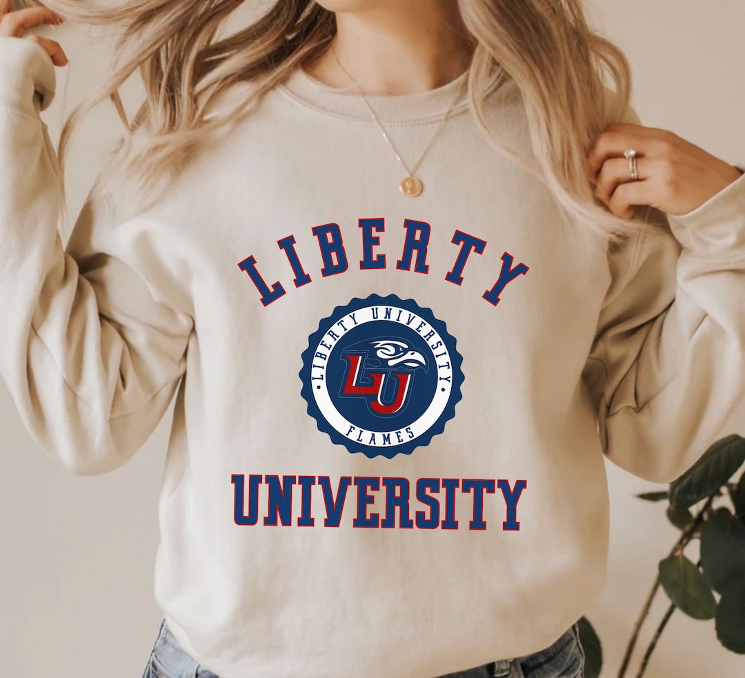 Liberty University Sweatshirt, Liberty University Crewneck, Liberty ...