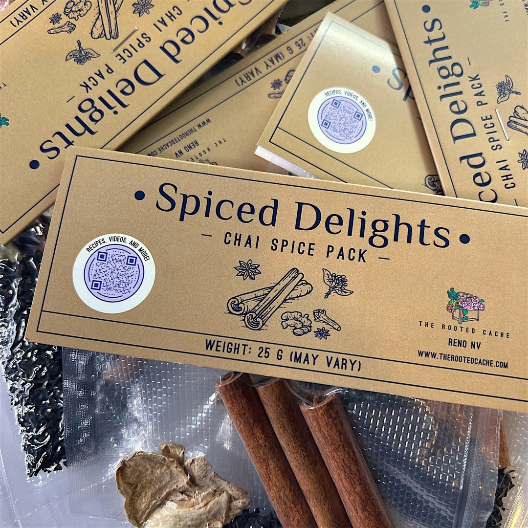 9-count Bulk Buy | Spiced Delights Chai Spice Packs With Lychee Black ...