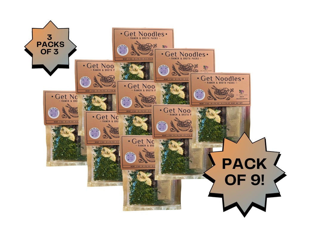 9-count Bulk Buy Prepper Pack Individually Packaged Get Noodles Miso ...