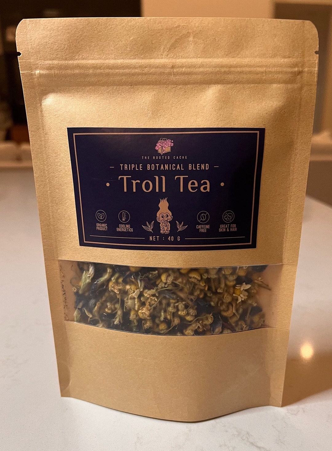Skin Restorative Botanical Bath Tea • Antioxident Rich Skin Nourishing ...