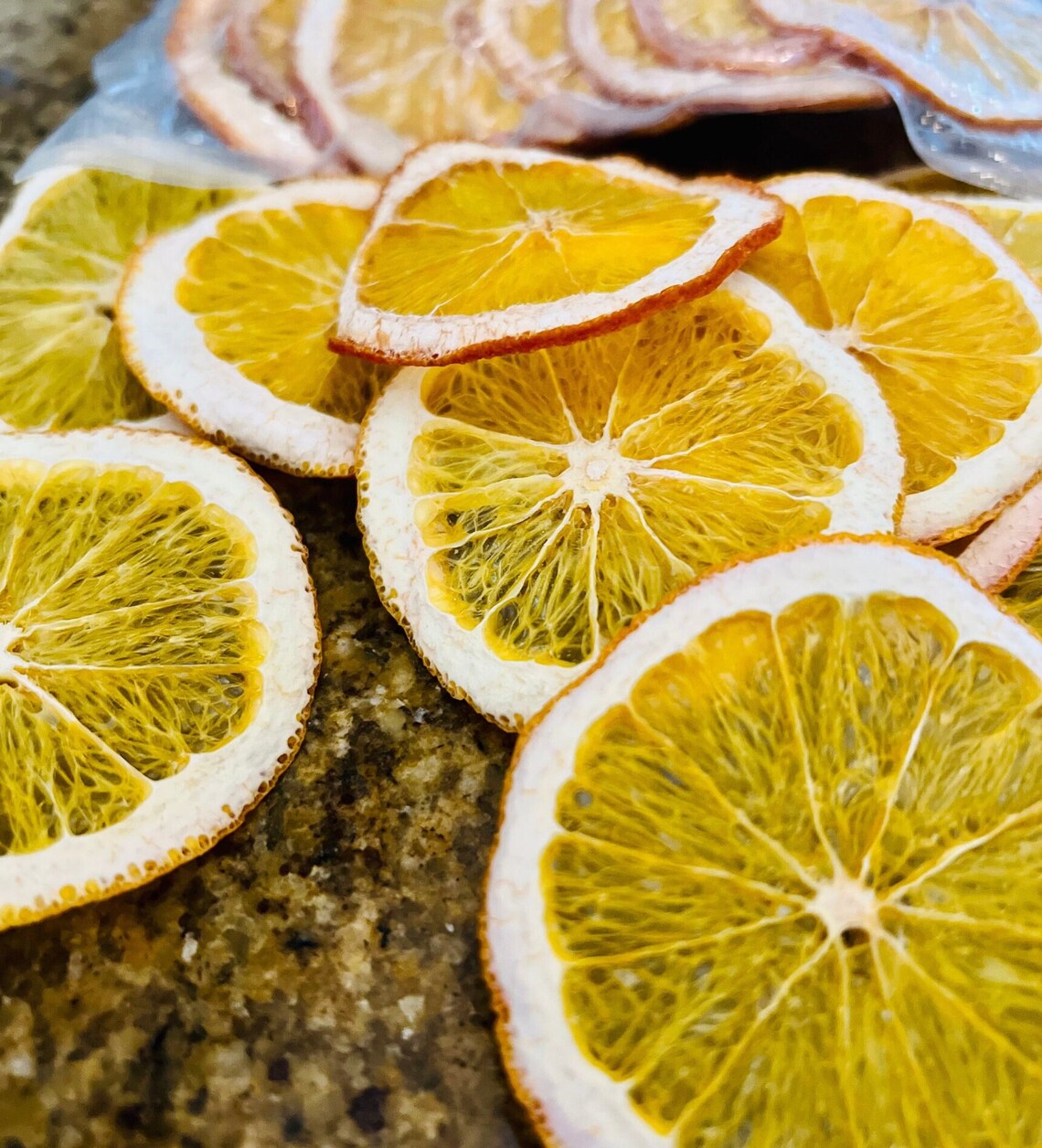 1oz Organic Dried Orange Slices 10-15 Pieces | Homemade Dried Oranges ...
