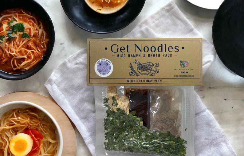 6-pack Value Buy | Get Noodles Miso Ramen & Broth Pack With Herbs ...
