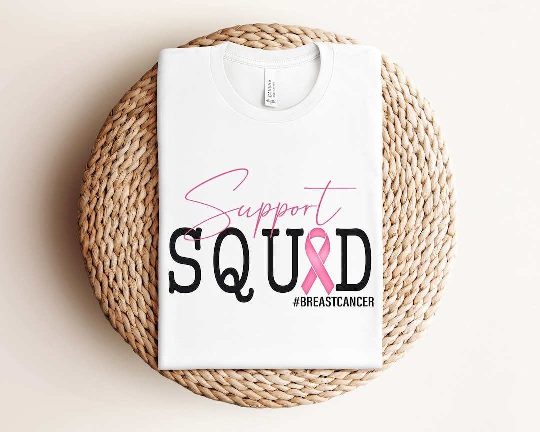 Camisa del equipo de apoyo, camisa contra el cáncer de mama, camisa de ...