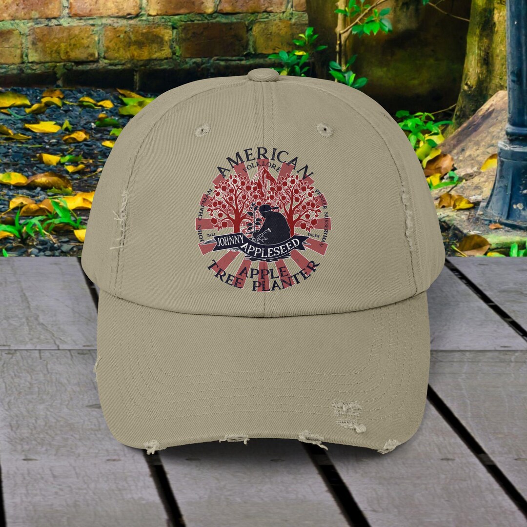 Johnny Appleseed Cap, American Heritage Hat, Casual Everyday Accessory ...