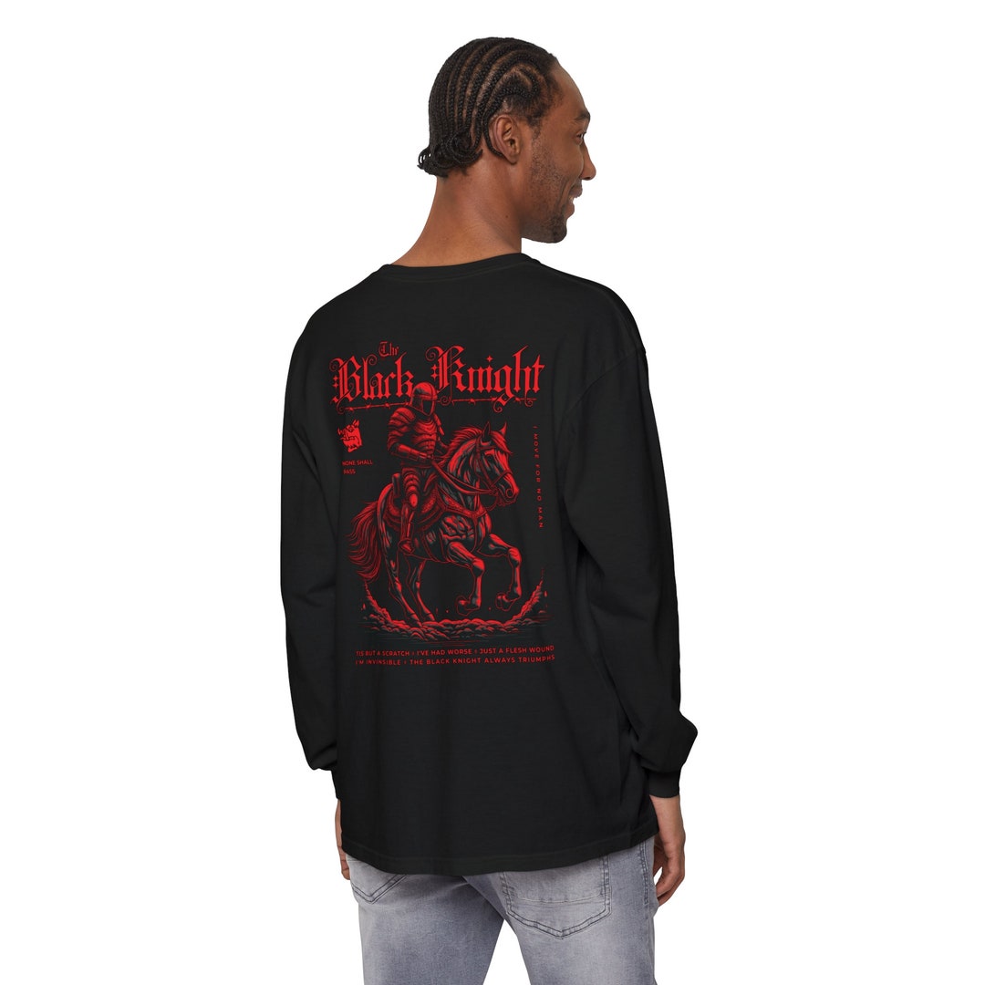 Monty Python and the Holy Grail Adult Shirt - the Black Knight Comfort ...