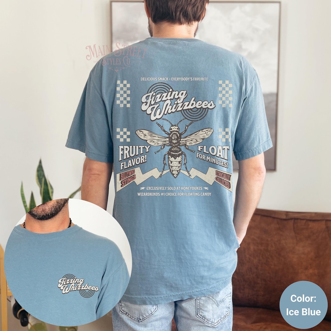 Fizzing Whizzbees Wizard Candy Shirt, Vintage Advertisement Front ...