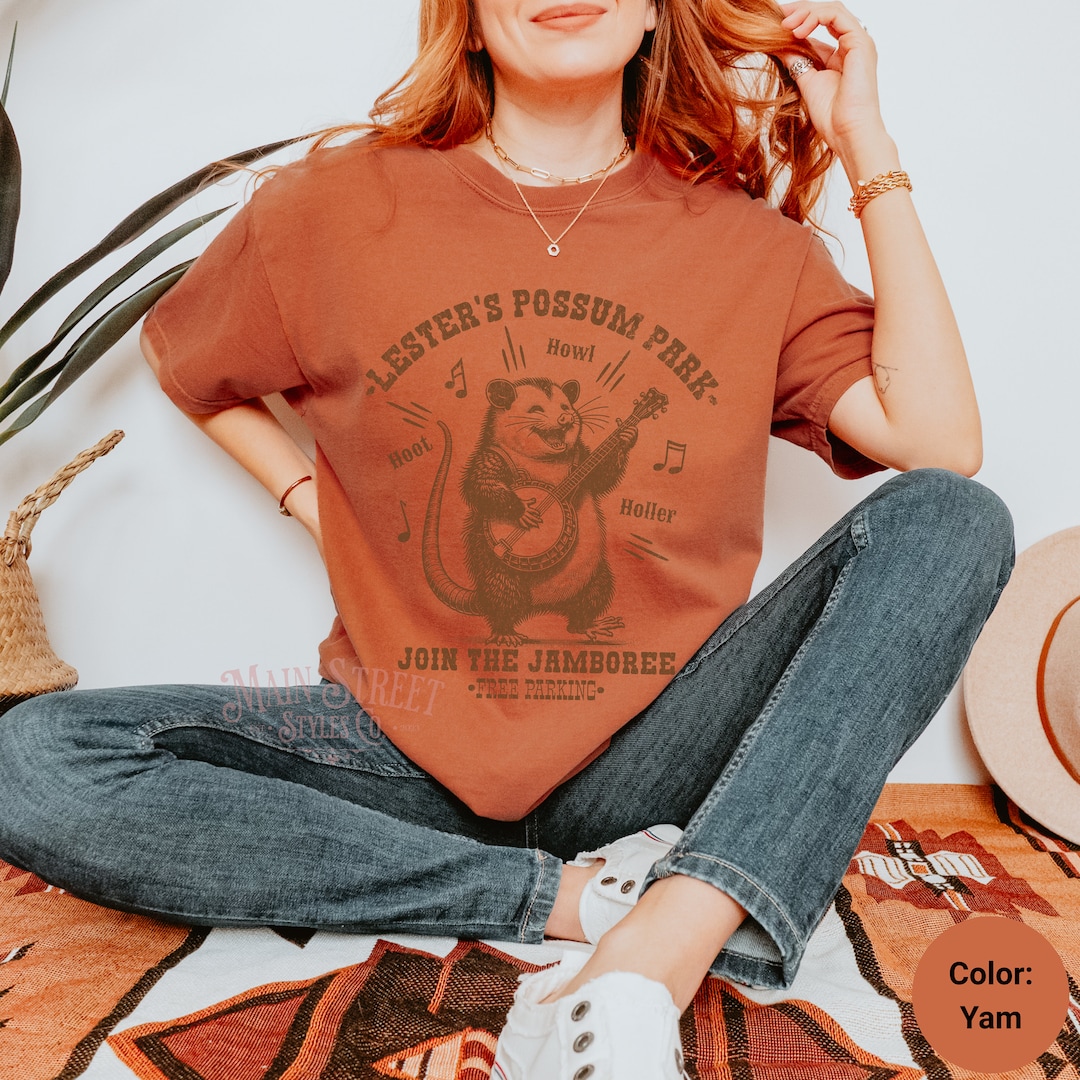 Goofy Movie Adult Shirt, Lesters Possum Park Comfort Colors Heavy ...