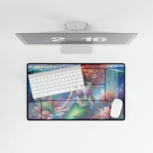 Mermaid Playmat for Lorcana With Zones, Little Mermaid Card Game Desk ...