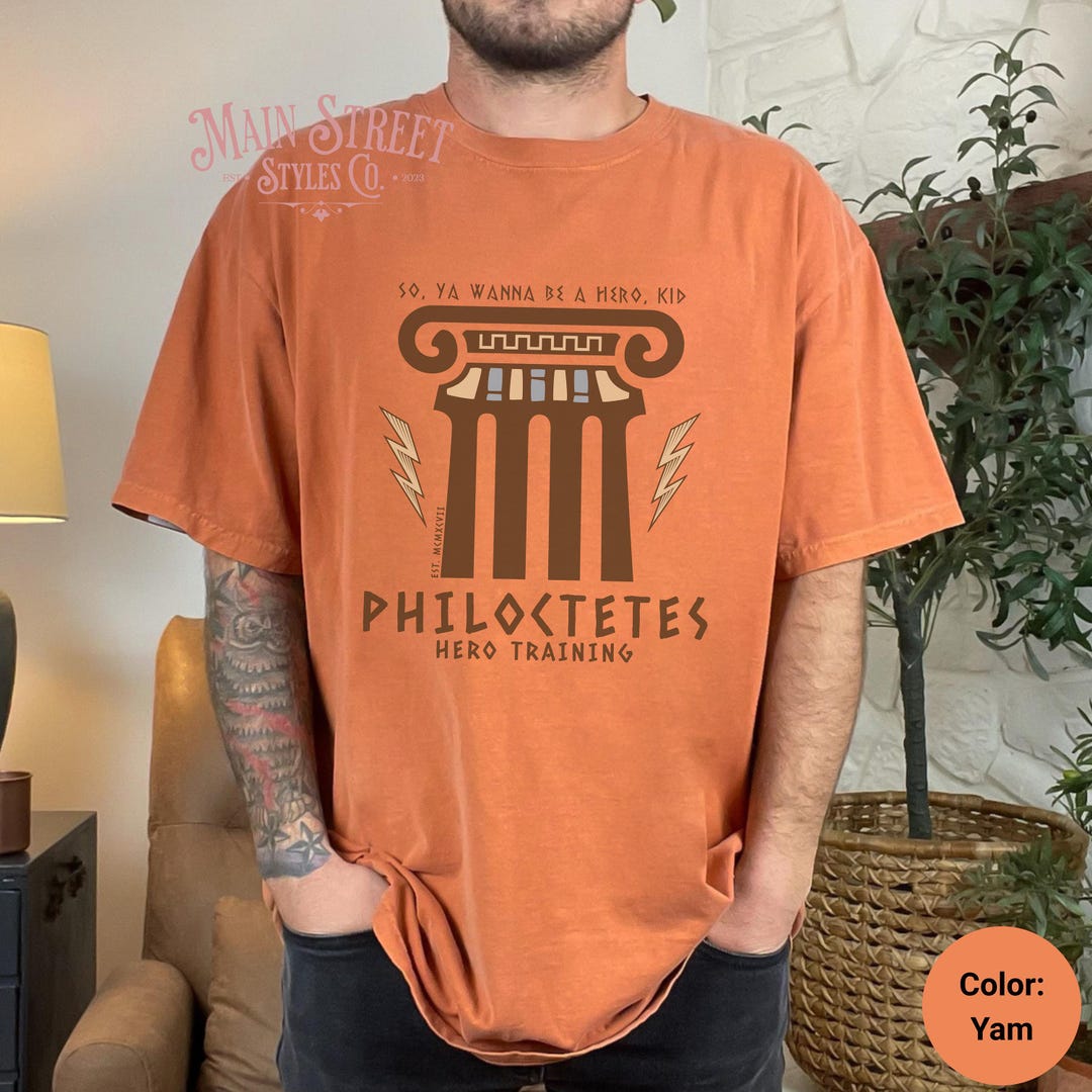 Hercules Mens Shirt, Philoctetes Hero Training Comfort Colors Heavy ...