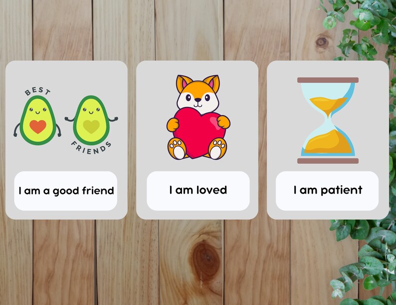 14 Affirmation Cards for Kids Printable, Motivational Cards, Montessori ...