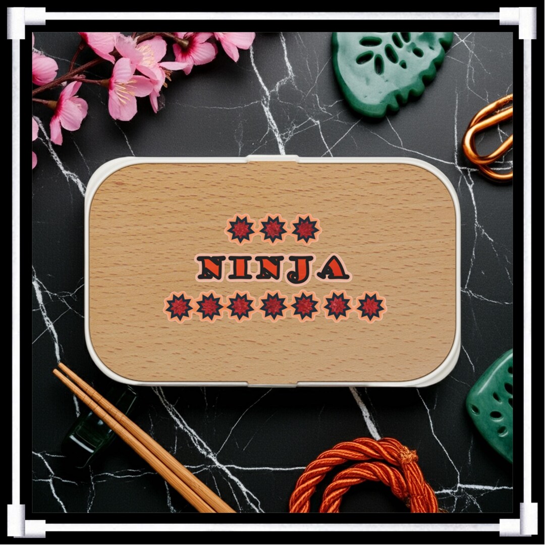 Ninja -- Bento Lunch Box - Etsy