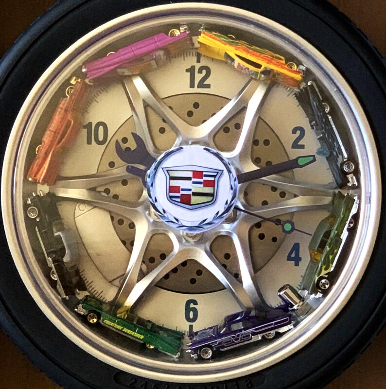 Hot Wheels Cadillac Custom Car Clock - Etsy