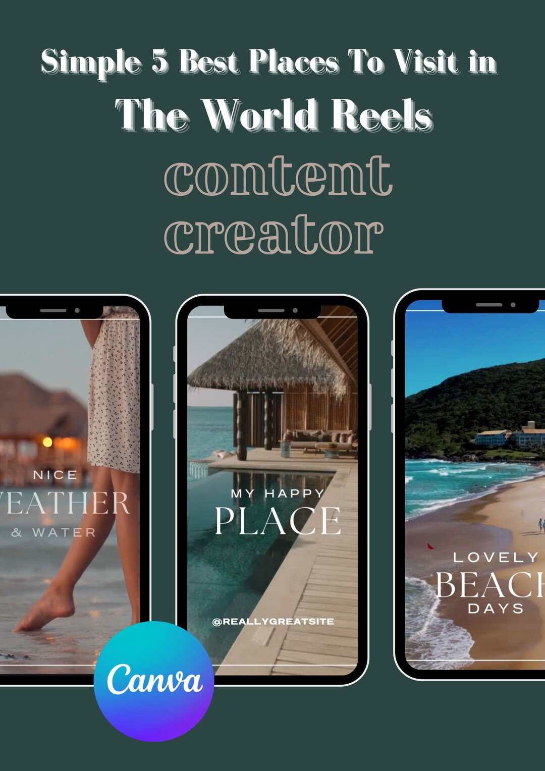 Instagram Reel Templates Travel Reel Covers Reel Cover Template ...