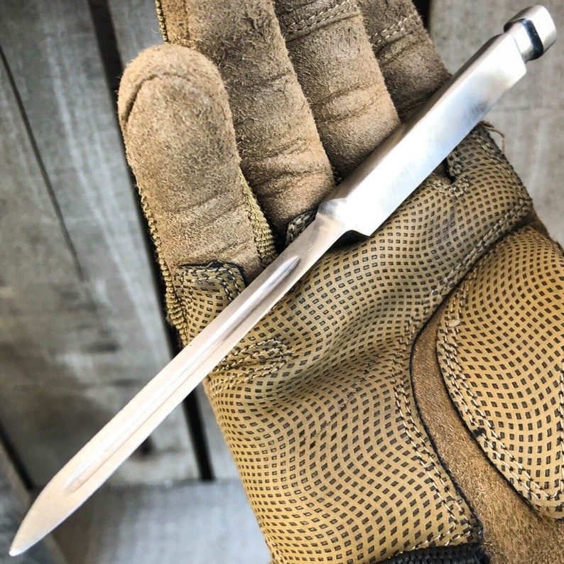 2PC 7 Ninja Tactical Throwing Spike Dart Quill Triangle Fixed Blade ...