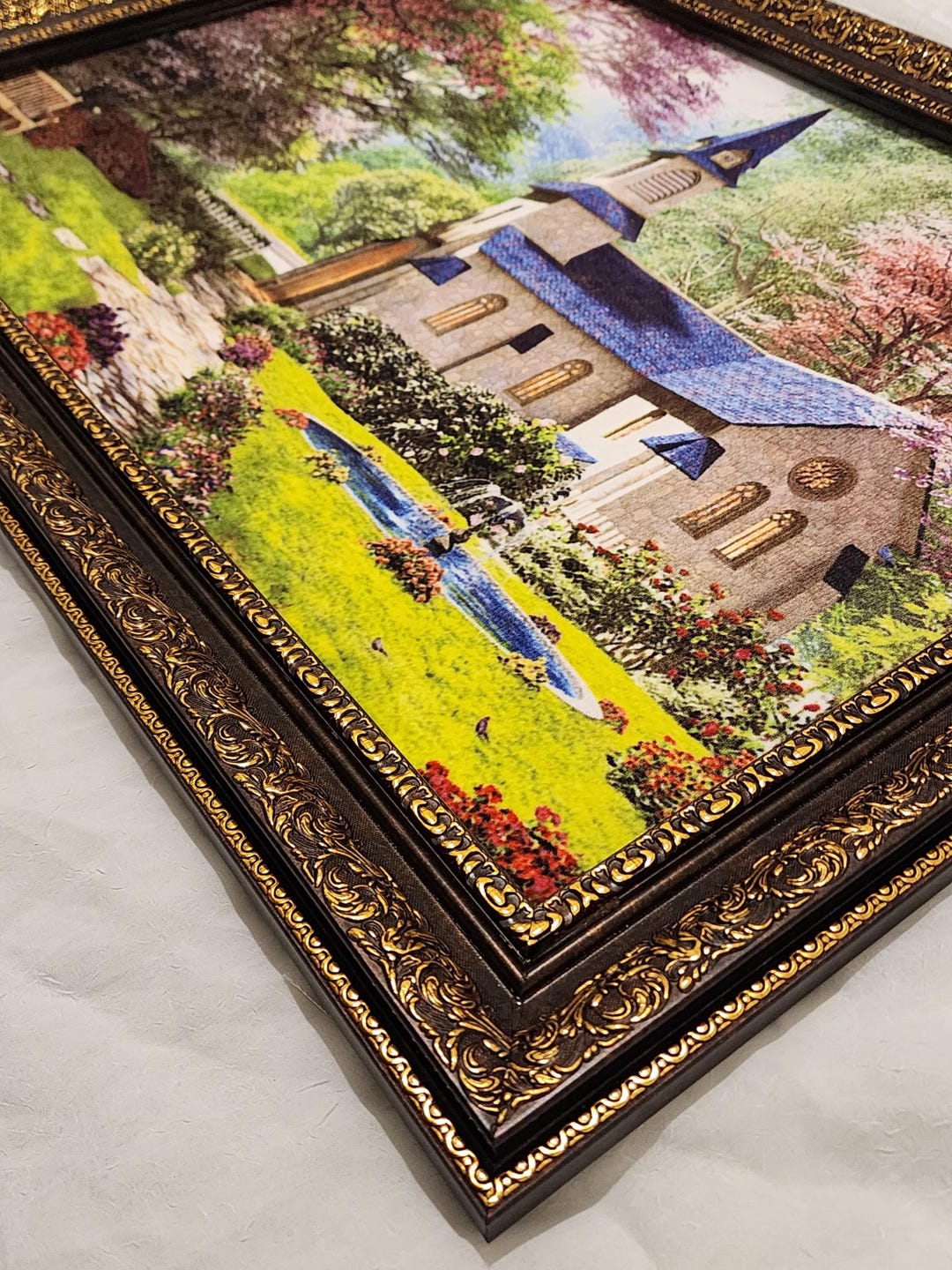 Wall Decor Framed Pictorial Rug, Framed Pictorial Carpet, Wall Tapestry ...