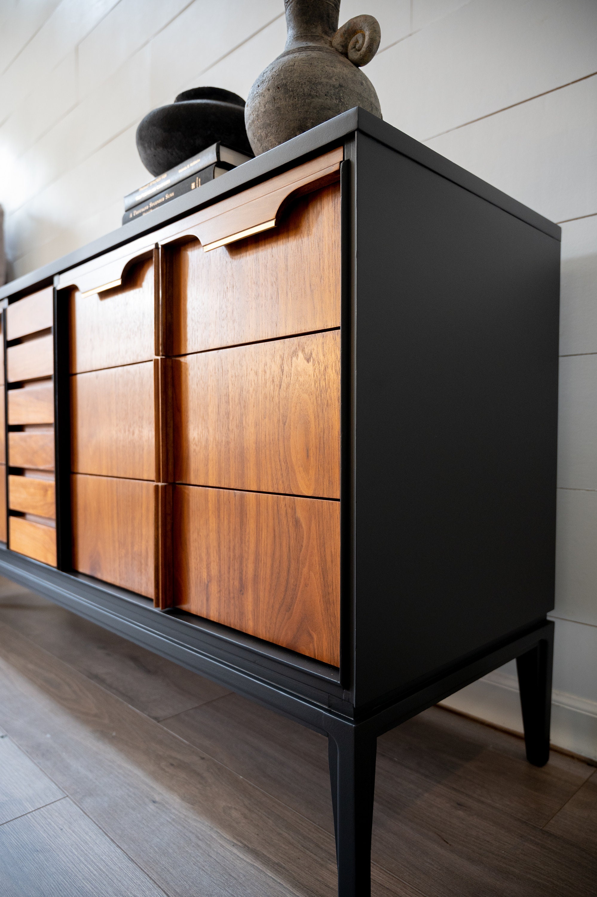 SOLD **DONOT Purchase** - Vintage Mid Century Modern 9 Drawer Basic ...