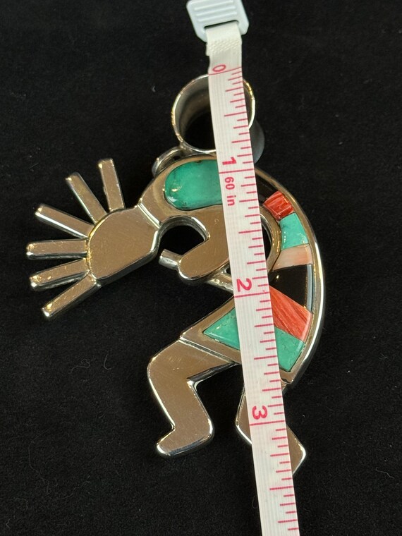 Navajo Kokopelli Sterling Silver Pendant by Stover Pa… - Gem