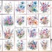 Watercolor Wildflower Clipart Bundle, Floral Clip Art Set, Spring ...