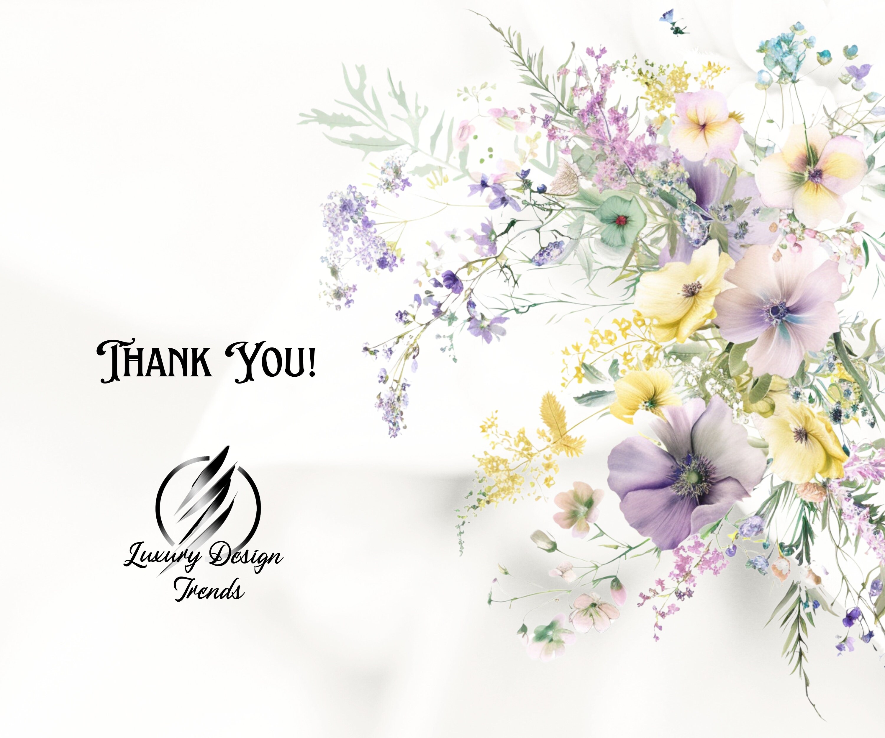 Watercolor Wildflower Clipart Bundle, Floral Clip Art Set, Spring ...