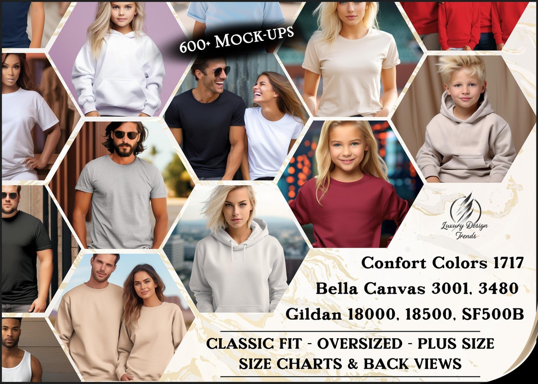 Whole Shop Bundle Clothing All-access Pass | Bella Canvas 3001 Bundle ...
