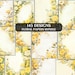 Blank Lined Journal Pages Bundle - Yellow Floral Writing Papers ...
